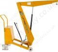 Manual or Semi-Powered Counter-Balance Floor Crane. 150kg - 350kg Capacity Options - LiftingSafety