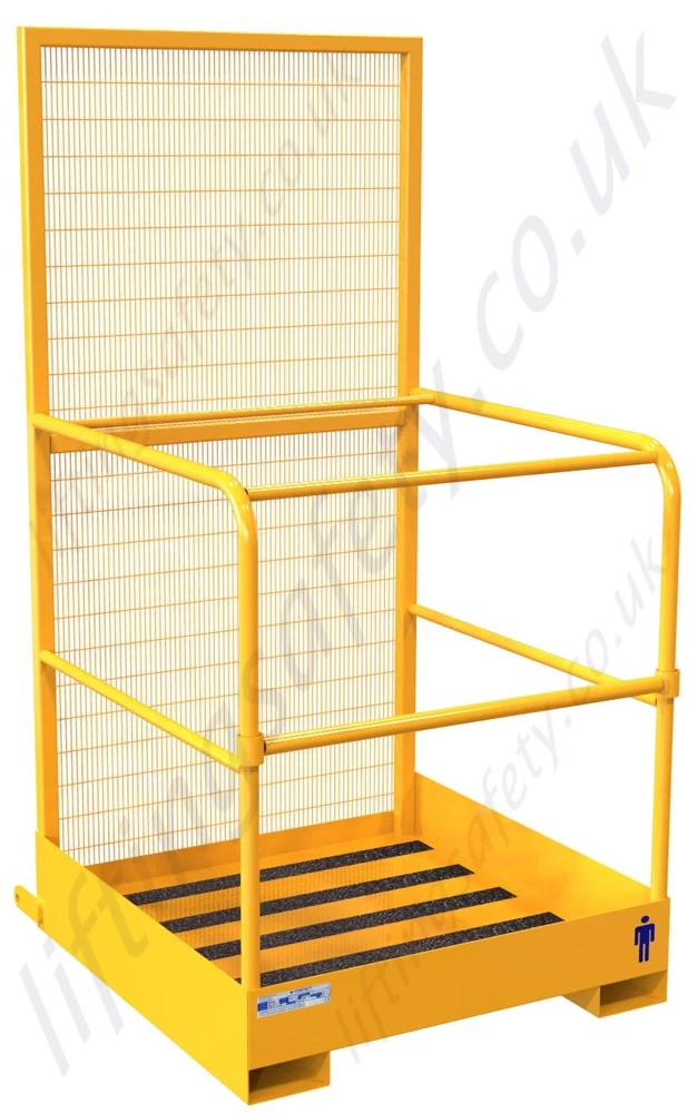 Fork Mounted Man Riding Access Platform Attachment. 1 or 2 Person, and ...