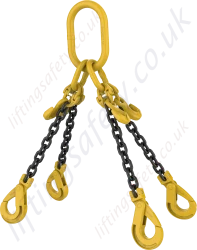 Hack 8 Four Leg Chain Sling - LiftingSafety